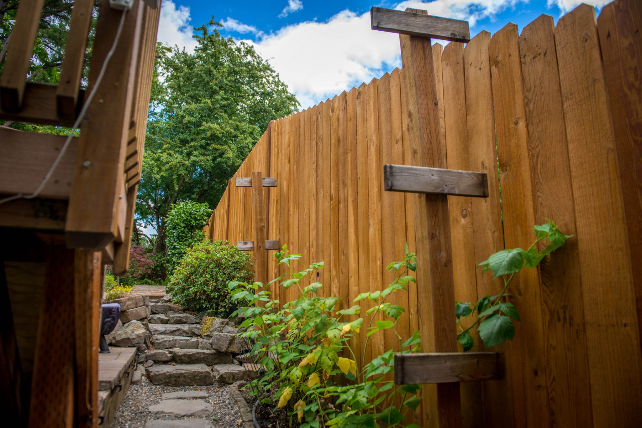 Cedar Solid Style Fence Installation Services in OR & WA