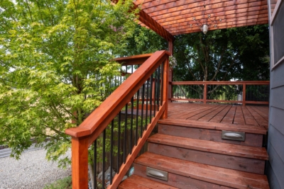 Cedar Deck Handrail Installation in OR & Southwest WA